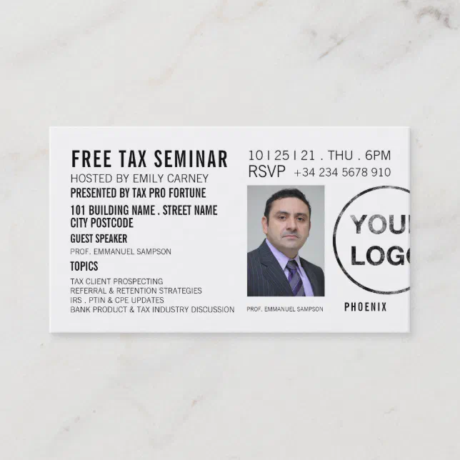 Personalized Seminar/Conference Ticket Invitation | Zazzle