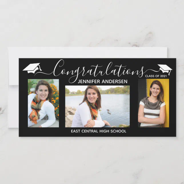 Personalized Senior Photo High School Graduation Announcement | Zazzle
