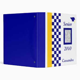 Personalized Senior Year Photo Album 3 Ring Binder | Zazzle