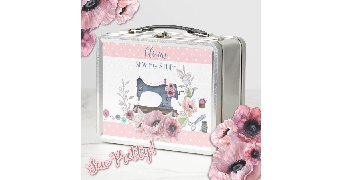 Personalized Sewing Box | Zazzle