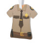 Personalized Sheriff Christmas Holiday Ornament | Zazzle