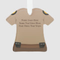 Personalized Sheriff Christmas Holiday Ornament | Zazzle