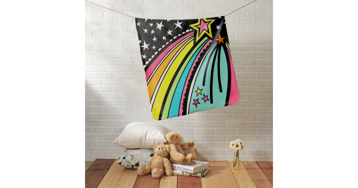 Personalized Shooting Star Baby Blanket | Zazzle