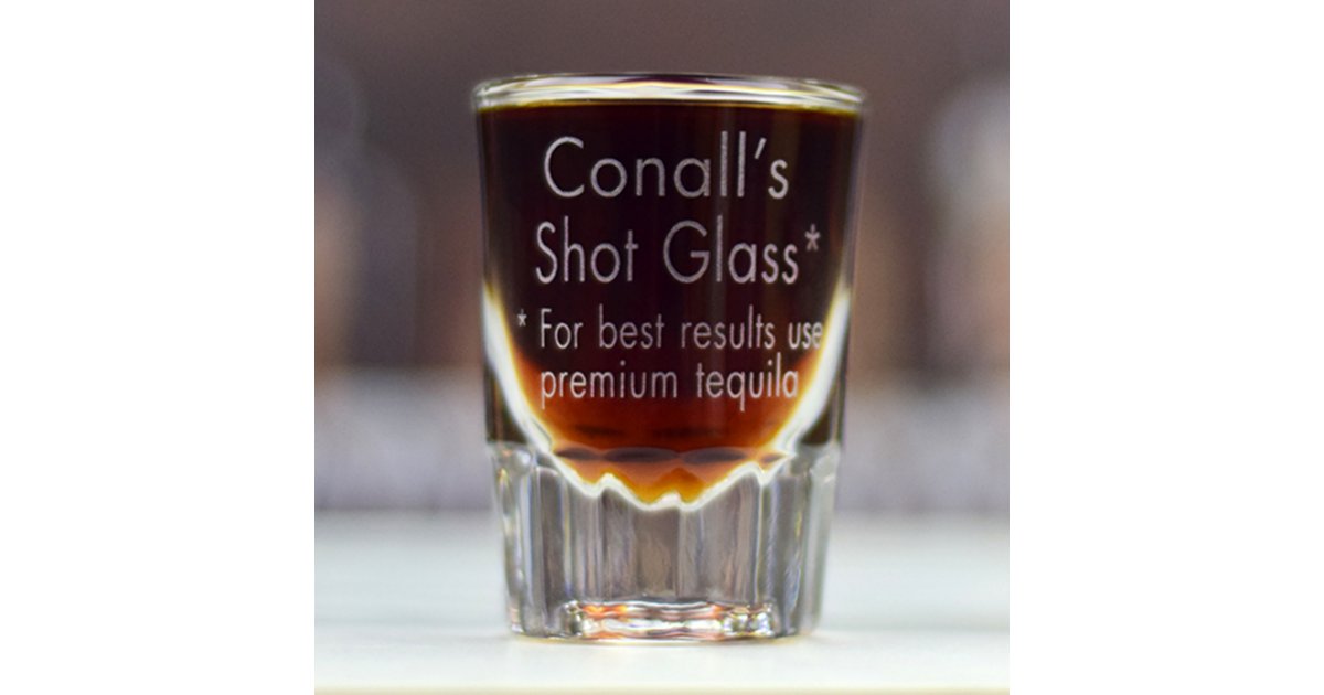 Personalized Shot Glass w/Custom Name & Phrase | Zazzle