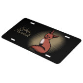 Personalized Sly Red Foxy Fox License Plate | Zazzle