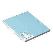 Personalized Snowman Notepad | Zazzle
