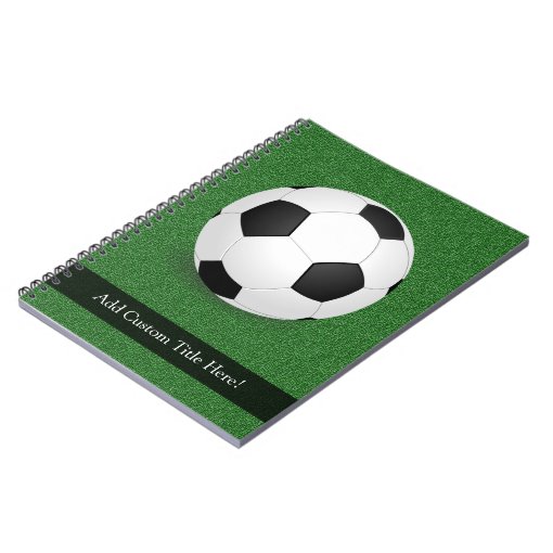 Personalized Soccer Ball Notebook | Zazzle