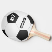 Personalized Soccer Ball Ping Pong Paddle | Zazzle