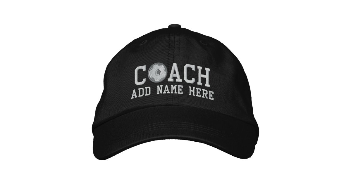 Personalized Soccer Coach Cap | Zazzle