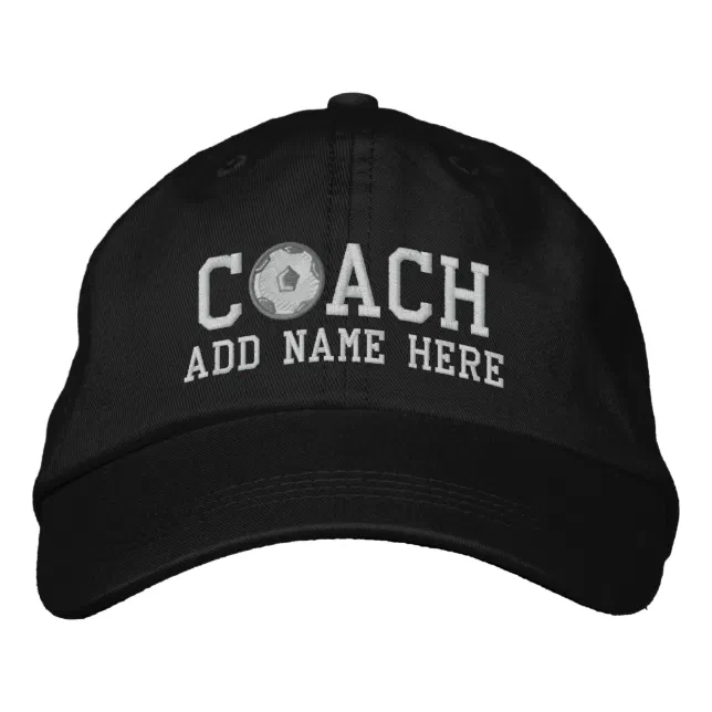 Personalized Soccer Coach Cap | Zazzle