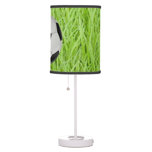 Personalized Soccer Name and Number Table Lamp | Zazzle