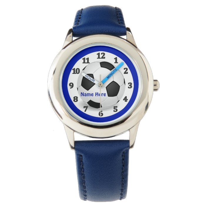 PERSONALIZED Soccer Watch for Kids or Adults | Zazzle.com