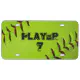 Personalized softball license plate | Zazzle
