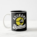 Personalized Softball Player ADD NAME Retro Team Two-Tone Coffee Mug ...
