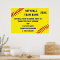 Personalized, Softball Posters, Softball Senior Poster | Zazzle