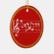 Personalized Soprano Singer Musical Ceramic Ornament | Zazzle