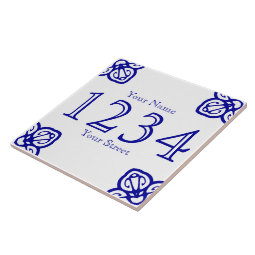 Personalized Spanish House Number Tile | Zazzle
