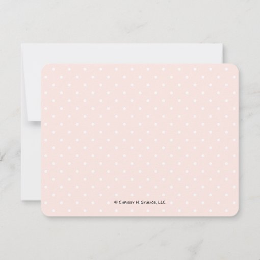 Personalized Spring Flower Little Girl Note Cards | Zazzle