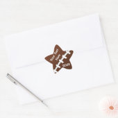 Personalized STAR Shaped Football Stickers | Zazzle