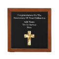 Personalized Stationary Priest Nun Clergy Catholic Desk Organizer | Zazzle