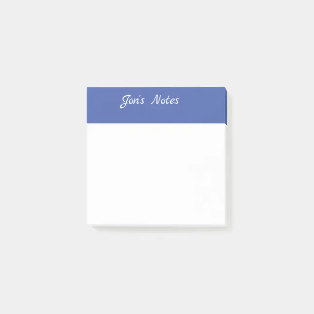 PERSONALIZED sticky notes | Zazzle