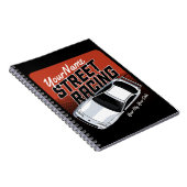 Personalized Street Racing Race Car Motorsport Notebook | Zazzle