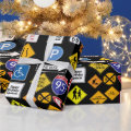 Personalized Street Signs Wrapping Paper | Zazzle