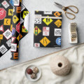 Personalized Street Signs Wrapping Paper | Zazzle