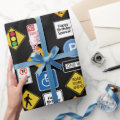 Personalized Street Signs Wrapping Paper | Zazzle