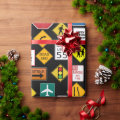 Personalized Street Signs Wrapping Paper | Zazzle