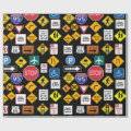 Personalized Street Signs Wrapping Paper | Zazzle