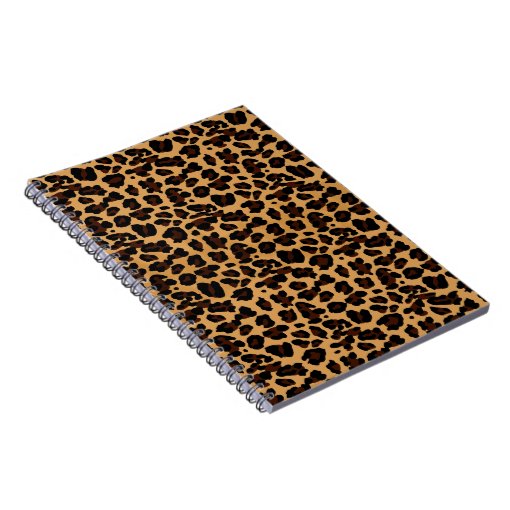 Personalized Stylish Chic Animal Leopard Print Notebook | Zazzle