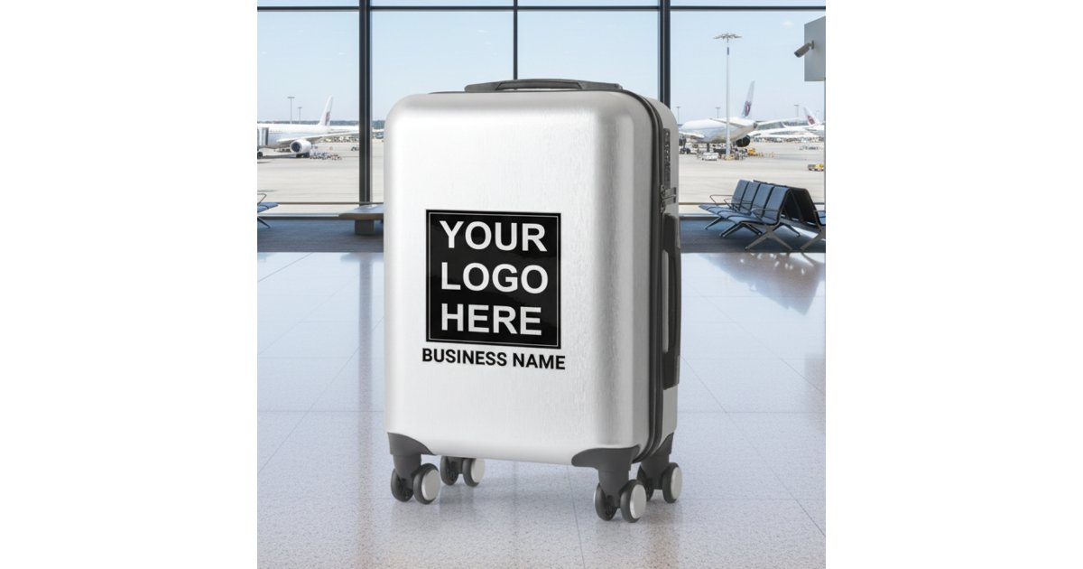 Personalized Suitcase Logo & Name | Waterproof Sticker | Zazzle