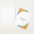 Personalized Sunflower Eucalyptus 2023 Planner | Zazzle