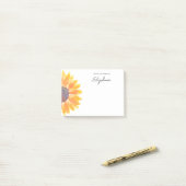 Personalized Sunflower From The Desk Of Post-it Notes | Zazzle