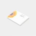 Personalized Sunflower From The Desk Of Post-it Notes | Zazzle