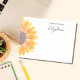 Personalized Sunflower From The Desk Of Post-it Notes | Zazzle