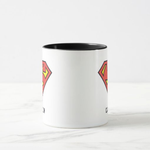 Personalized Superman S-Shield | Superman Logo Mug | Zazzle