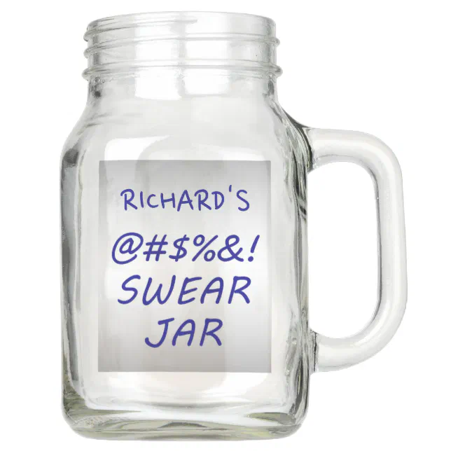 Personalized Swear Jar | Zazzle