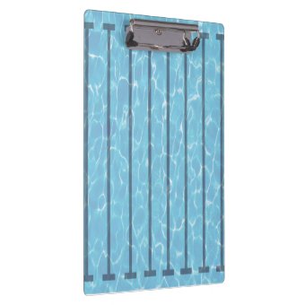 Personalized Swim Coach Swimming Pool Clipboard | Zazzle