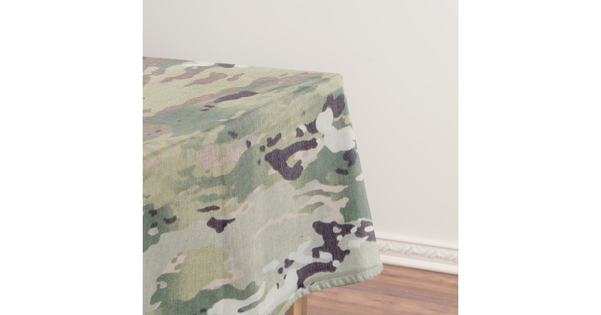 Personalized Tablecloth Army OCP Camo Uniform Camo | Zazzle