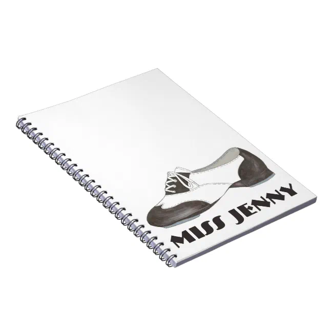 Personalized Tap Dance Teacher Shoe Dancer Gift Notebook | Zazzle