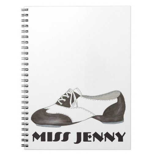 Personalized Tap Dance Teacher Shoe Dancer Gift Notebook | Zazzle