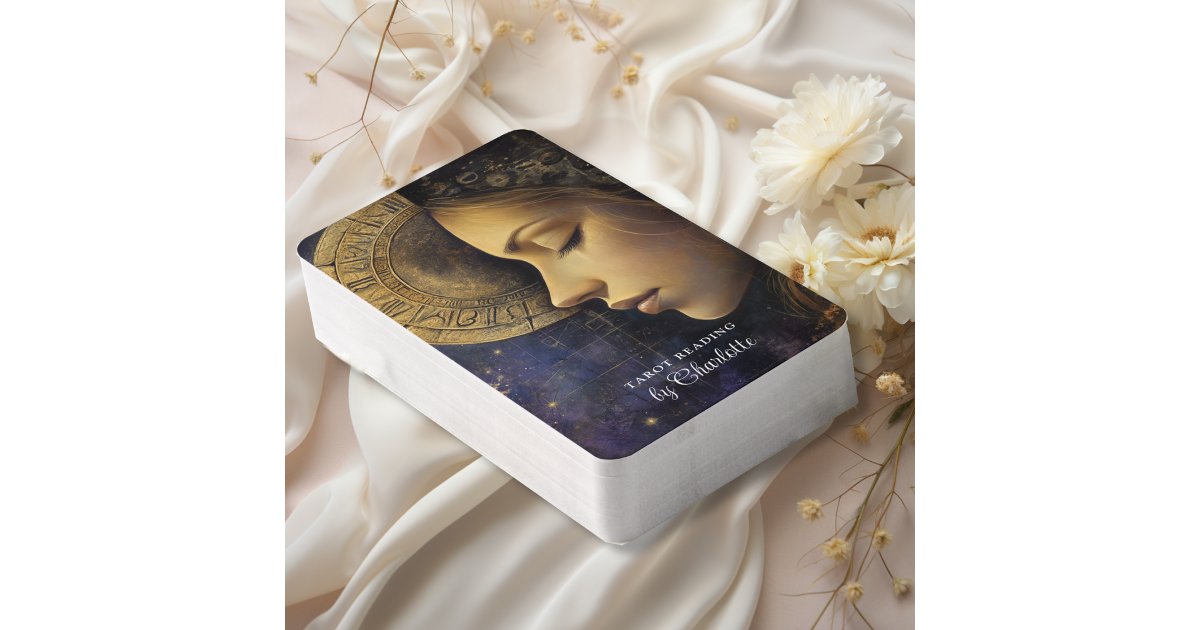 Personalized Tarot Cards-Enchanted Violet Edition | Zazzle