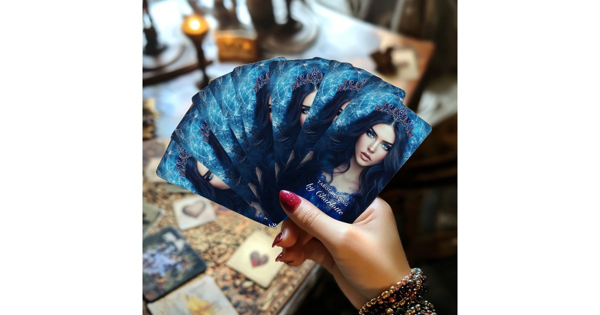 Personalized Tarot Cards - Mystic Blue Edition | Zazzle