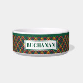 Personalized Tartan Clan Buchanan Plaid Pattern Bowl | Zazzle