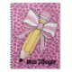 Personalized teacher appreciation Pencil with bow Notebook | Zazzle