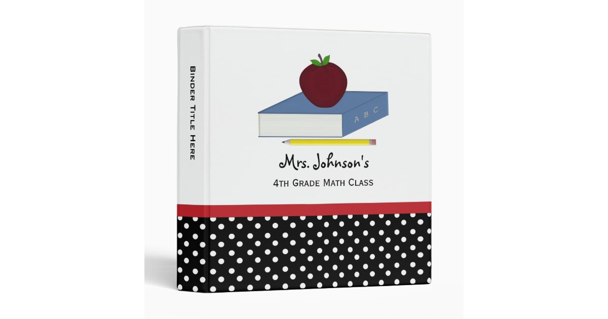 Personalized : Teacher Binder | Zazzle