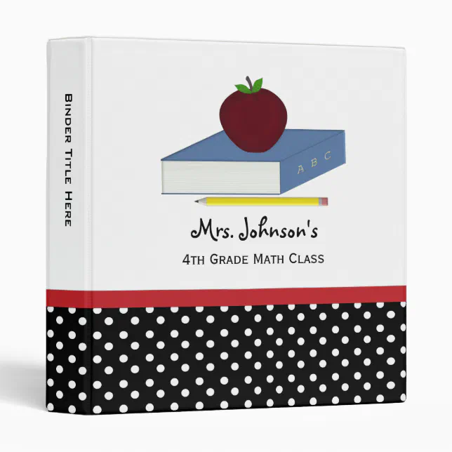 Personalized : Teacher Binder | Zazzle