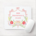 Personalized Teacher | Classroom Crest Mouse Pad | Zazzle